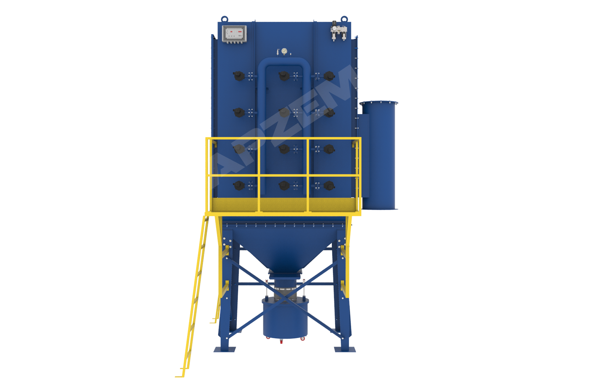 Pulse jet dust collector for wood industry,steel making|Apzem